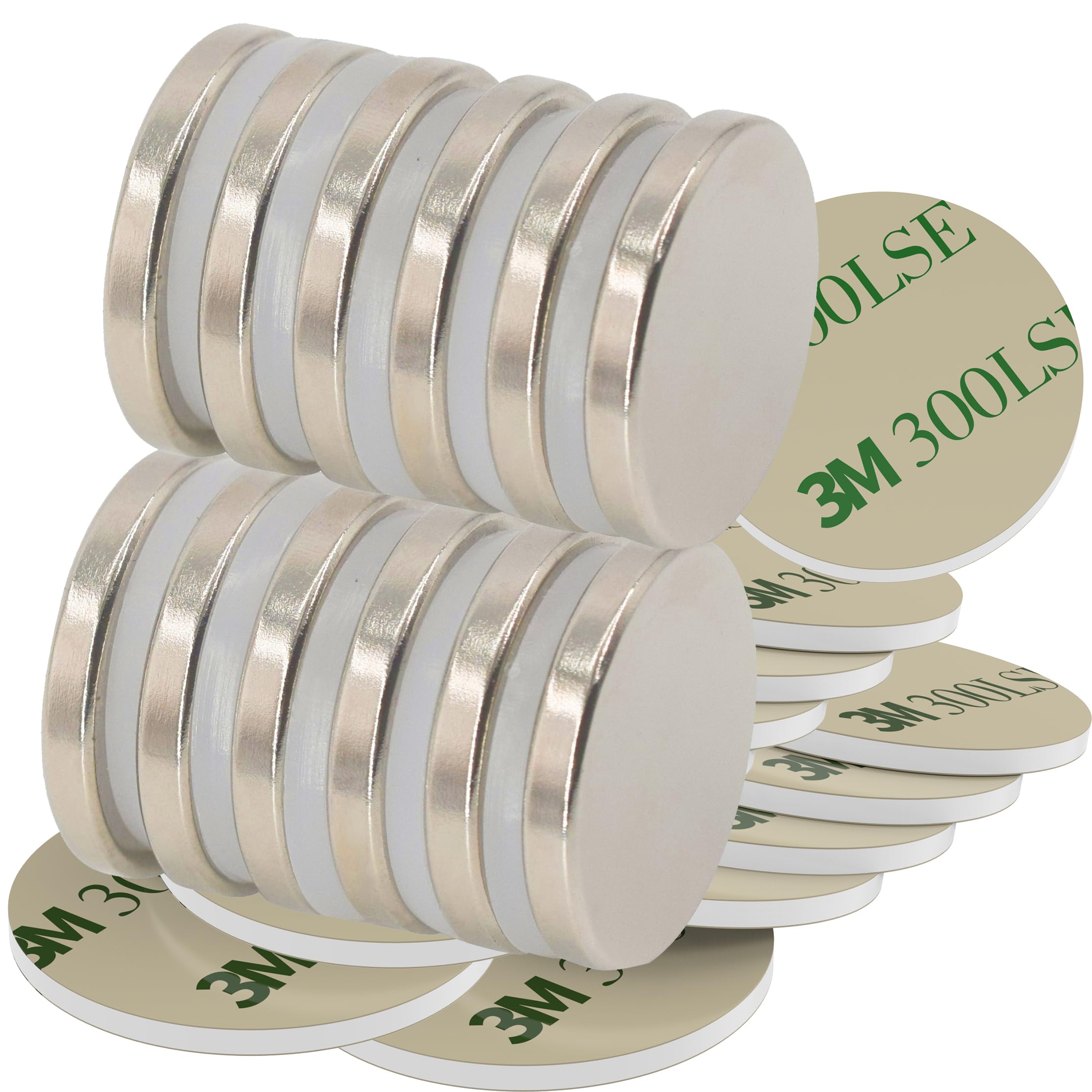 Magnetpro 12 piece of disc magnets 6 kg of power 25 mm diameter x 3 mm